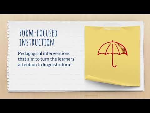 Unpacking terms: Focus on Form