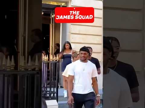 Savannah, Bronny, Bryce, Zhuri James Seen Out In Paris