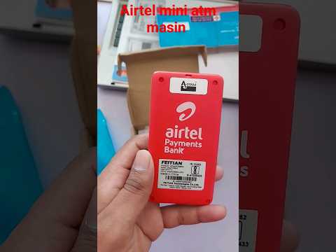Airtel Payment Bank Pos Swipe 💳 Mini ATM Masin #atm #newshort #shortsfeed #cbibankmitra #tranding