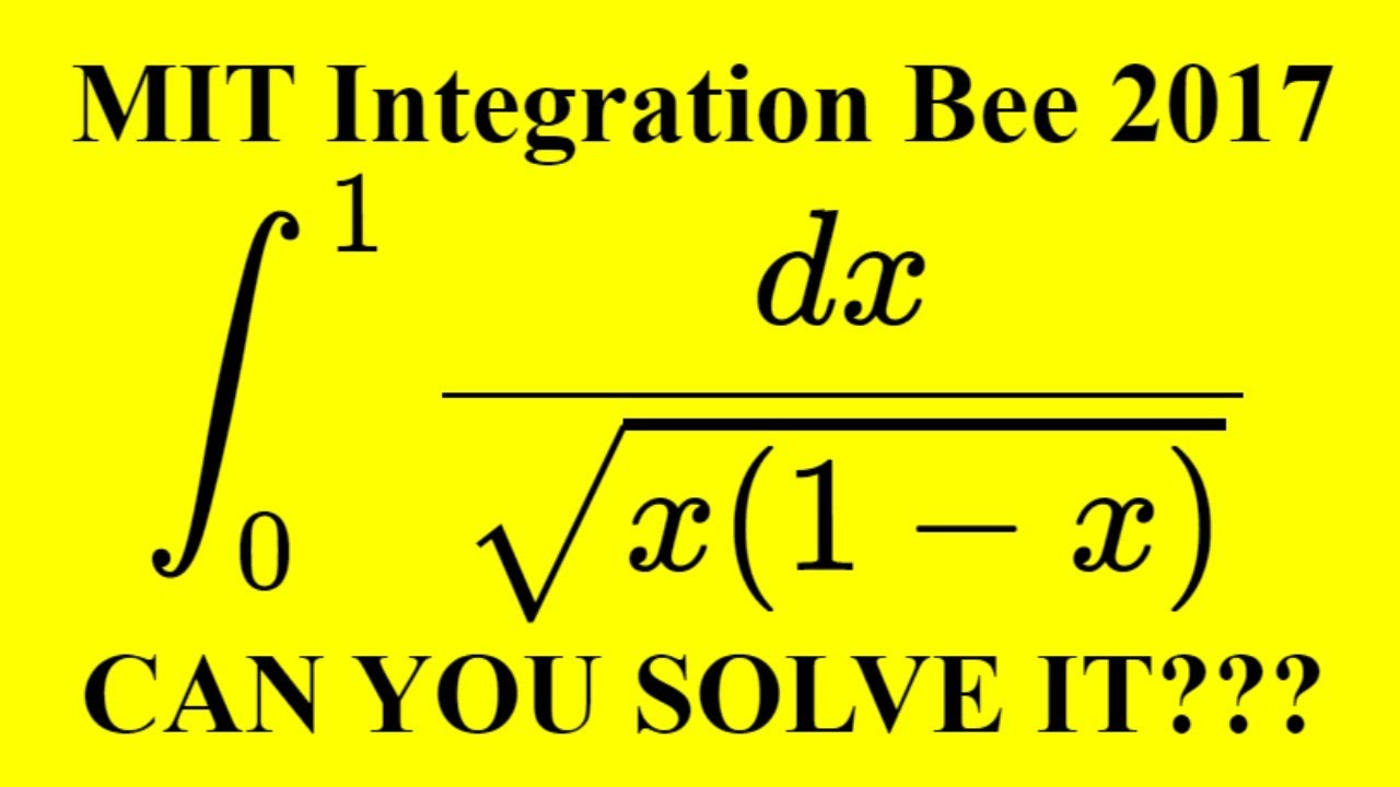 MIT Integration Bee 2017 #12