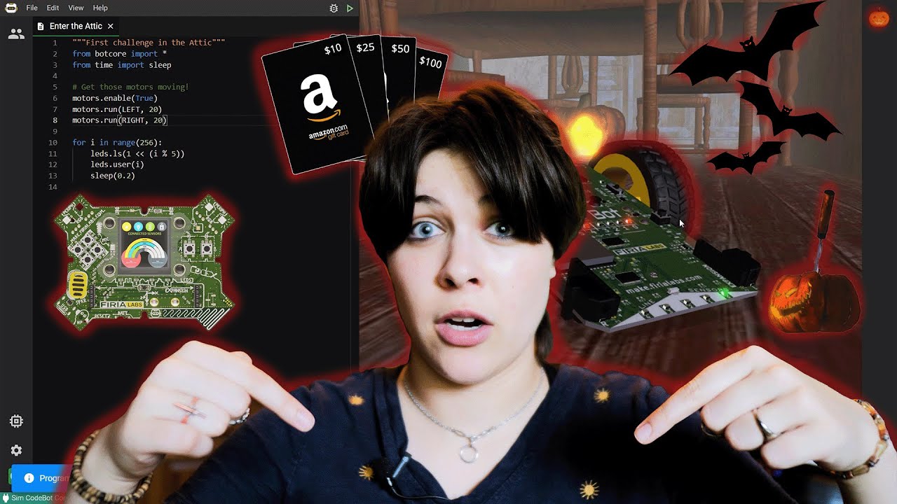 WHAT is the CodeBot Haunted House COMPETITION? | Firia Labs