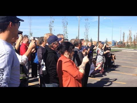 The official opening of SAIT's Crane and Ironworker Facility (in FFWD)