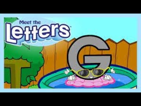 Alphabet letter G its sound and words starting with it.