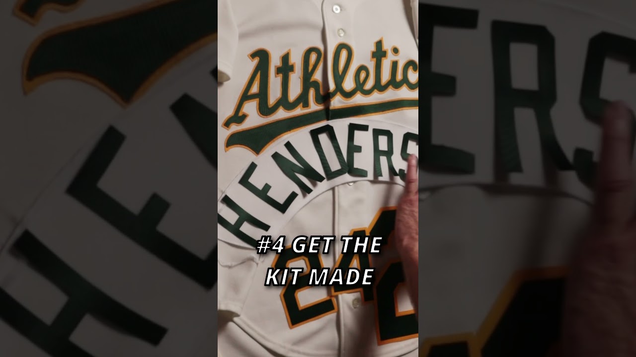 How To Customize a Baseball Jersey -  1 Minute Video