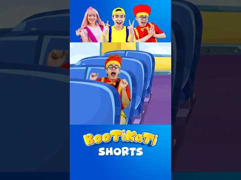 Wheel on The Bus Song | Safety Rules On Bus | BooTiKaTi Shorts #shorts #kidssongs #manhole