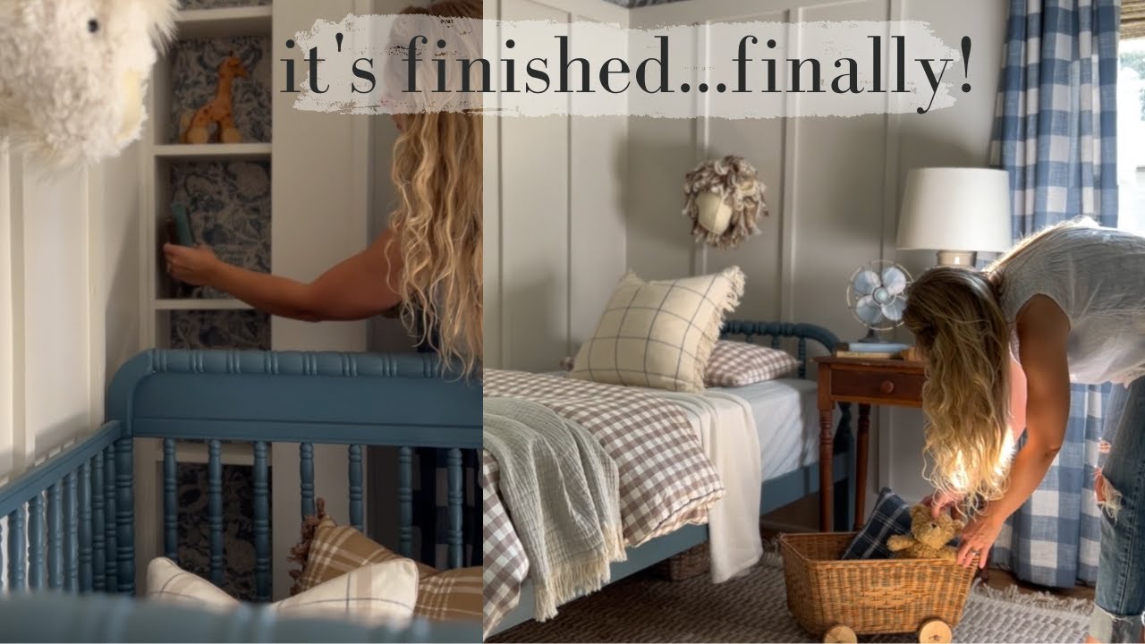 Cottage Inspired Nursery Reveal | Shared Boys Bedroom