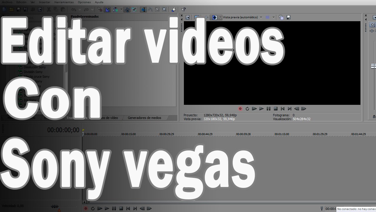 [ Tutoriales Sony vegas pro 11] Como editar video en sony vegas pro 11 ( Basico)