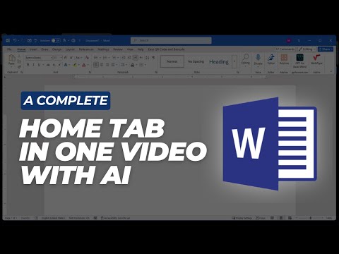 MS Word Home Tab Explained 🔥 Complete Tutorial for Beginners (2025)
