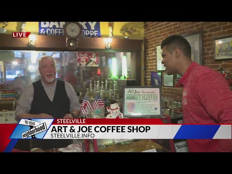 Art & Joe Coffee Shop in Steelville, Missouri