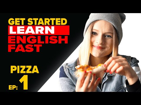 Start Learning English for ABSOLUTE BEGINNER level | Pizza Story Vocab | Episode 1
