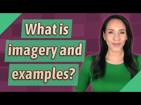 What is imagery and examples?