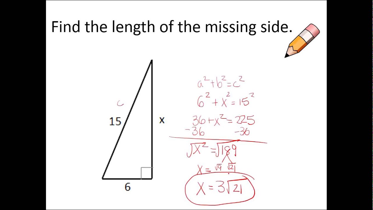 Unit 9: Pythagorean Theorem and Special Right Triangles