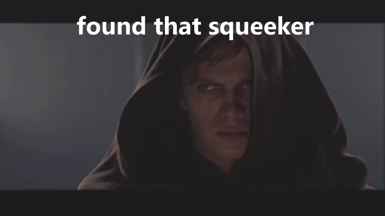 Squeaker/star wars evil Anakin GIF