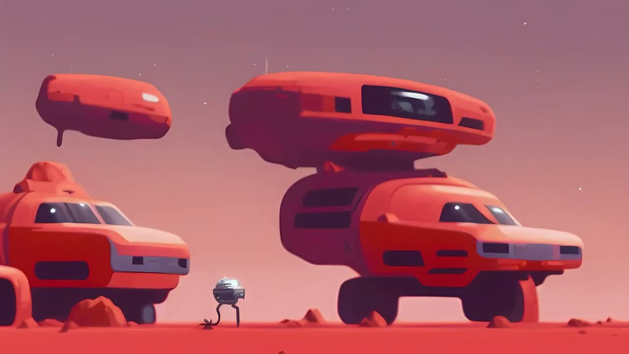 Sci-fi video in stable diffusion deforum