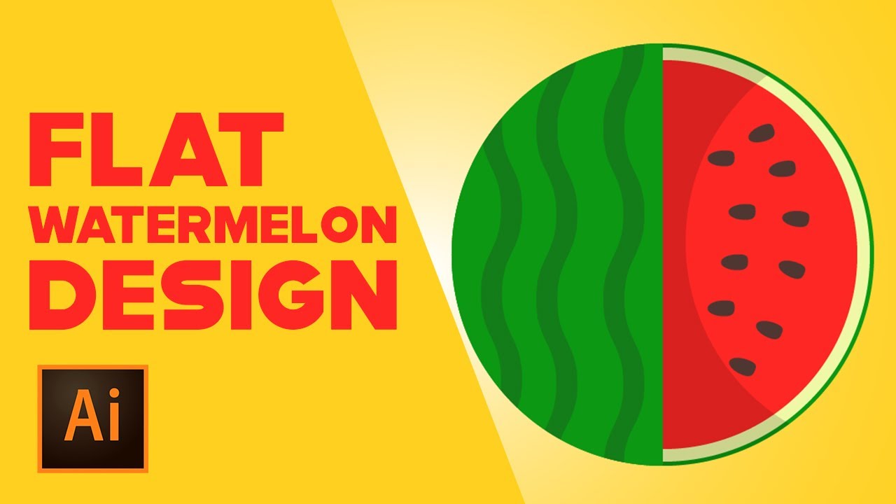 Watermelon Design | Vector Illustration Tutorial for Beginners
