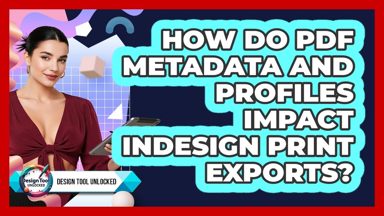 How Do PDF Metadata And Profiles Impact InDesign Print Exports? - Design Tool Unlocked