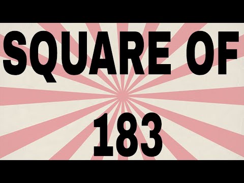 SQUARE OF 183