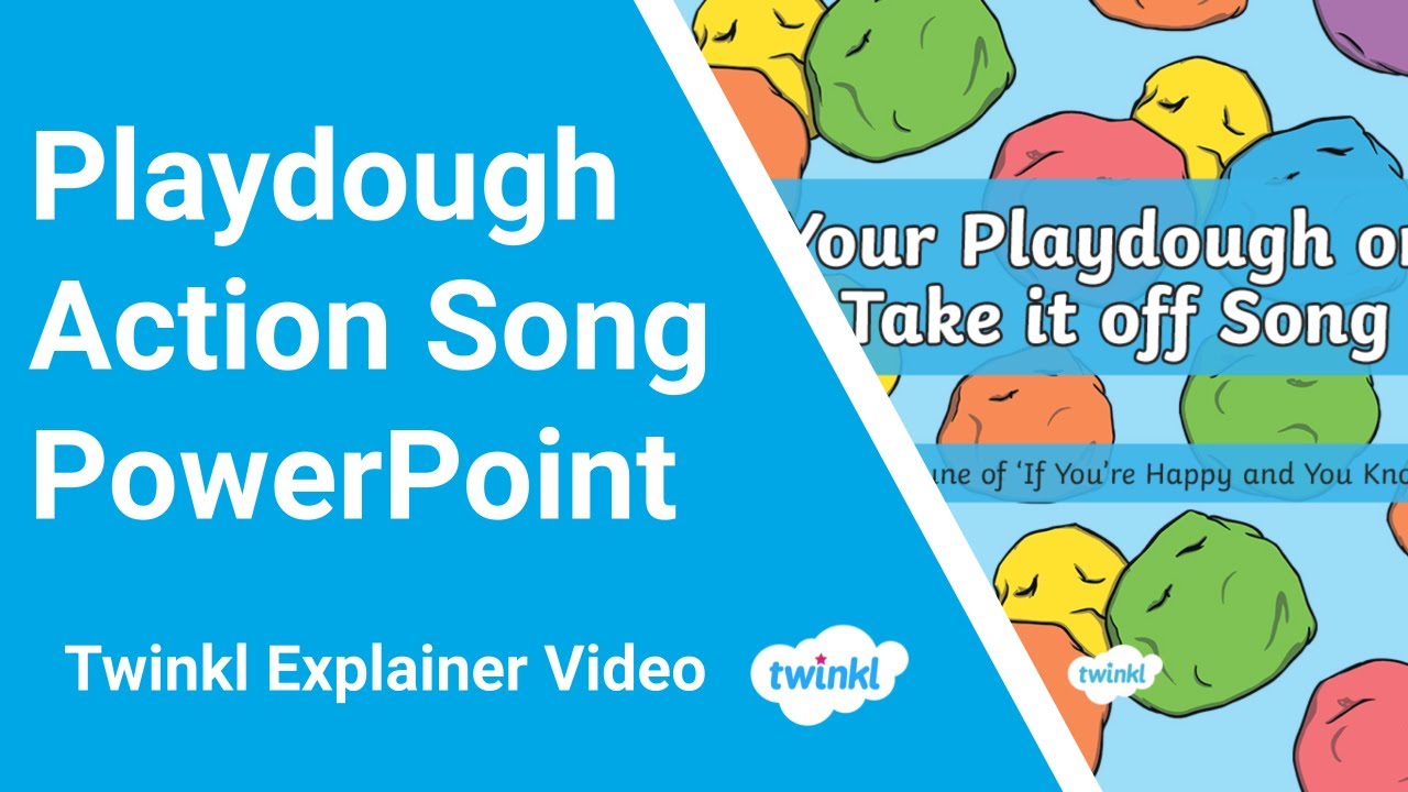 Play Dough Action Song | Hand-Eye Coordination Activities