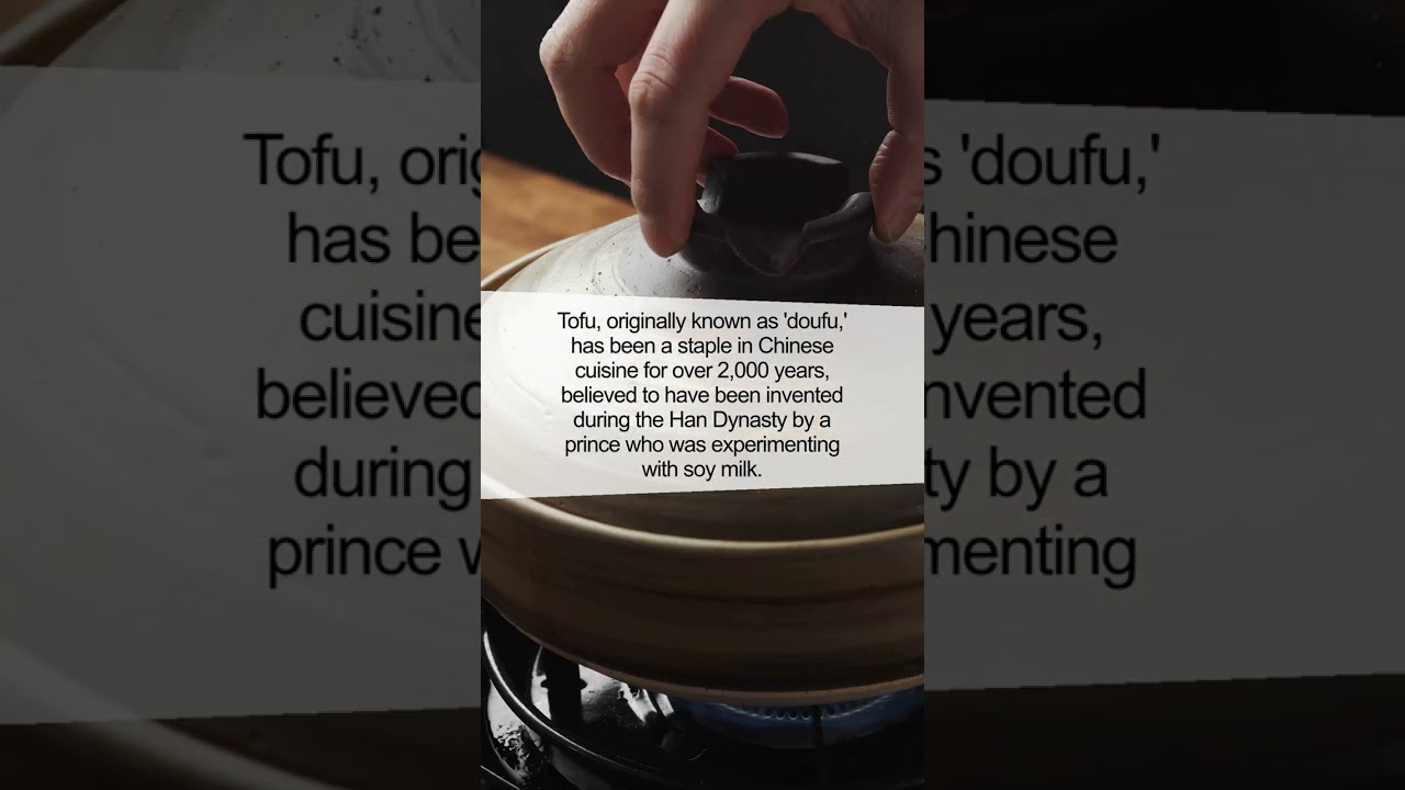 Did You Know? The Surprising Origin of Tofu!