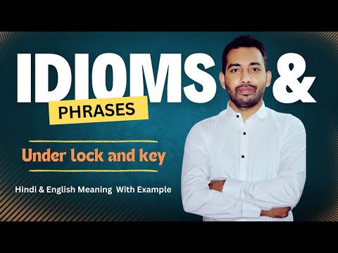 Under lock and key | Idioms and Phrases | English With Akram #shorts