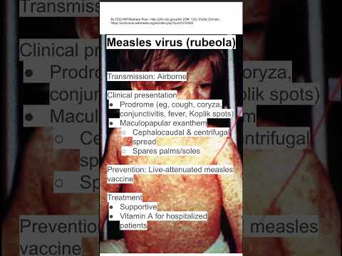 Measles virus (rubeola)