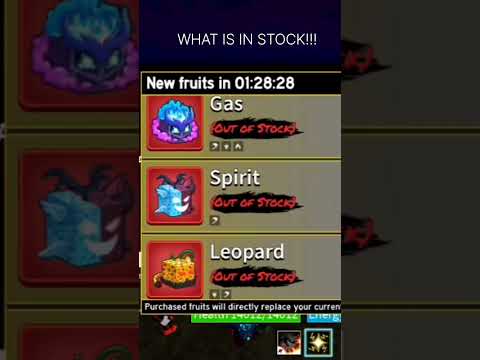WHAT IS IN MIRAGE STOCK IN BLOX FRUITS??