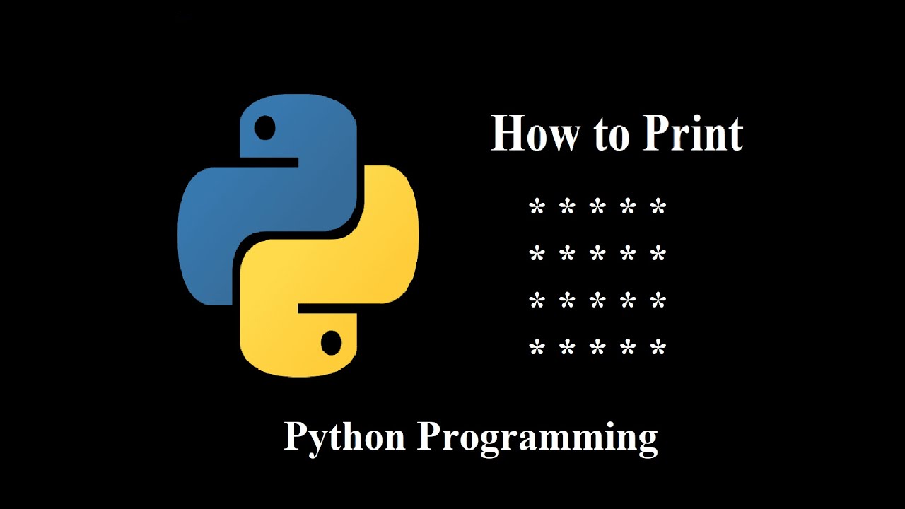 Python pattern programs - How to print stars 