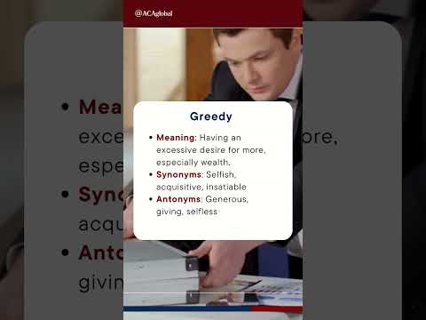Vocabulary for Traits of Wealth and Character
