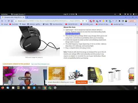 Amazon Product review Sony ZX Series Wired On-Ear Headphones with Mic, Black what is editting323