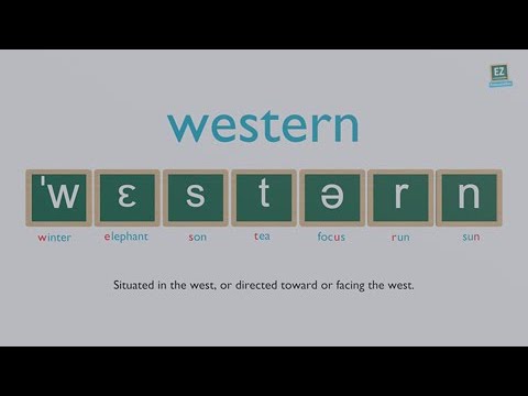 How to pronounce western ?