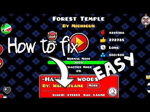 How to fix song download failed | Geometry Dash (Mobile)