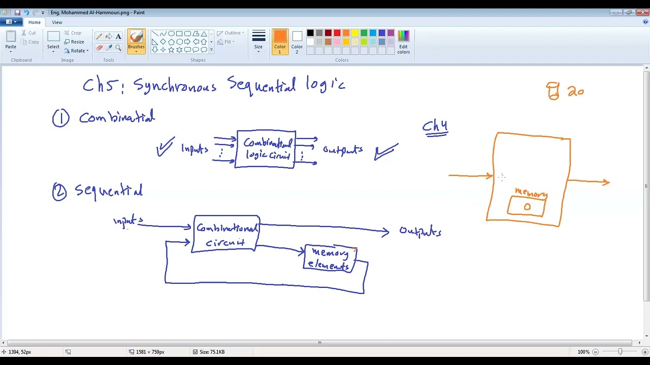 CPE231 Ch5 Part1 Synchronous Sequential Logic Digital Logic Design