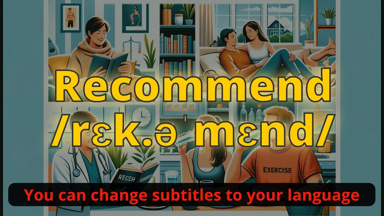 Recommend meaning with 5 examples