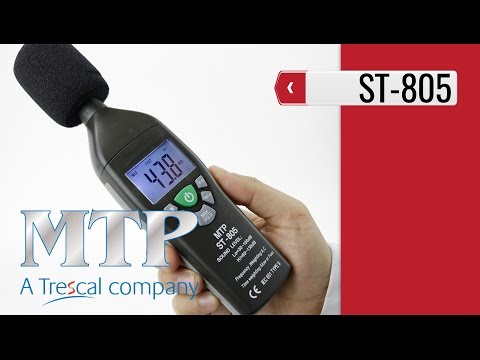 MTP ST-805 Sound Level Meter (product video presentation)