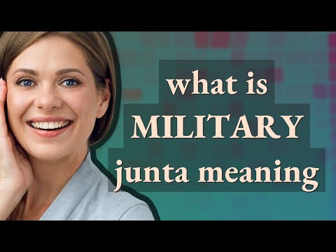 Military junta | meaning of Military junta