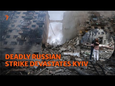 Massive Russian Drone And Missile Attack Hits Kyiv, Ukraine