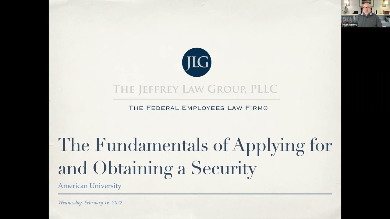 Security Clearance Fundamentals