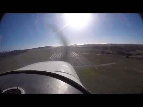 Cessna 150-D landing at Crescent City (CEC) 1-25-19