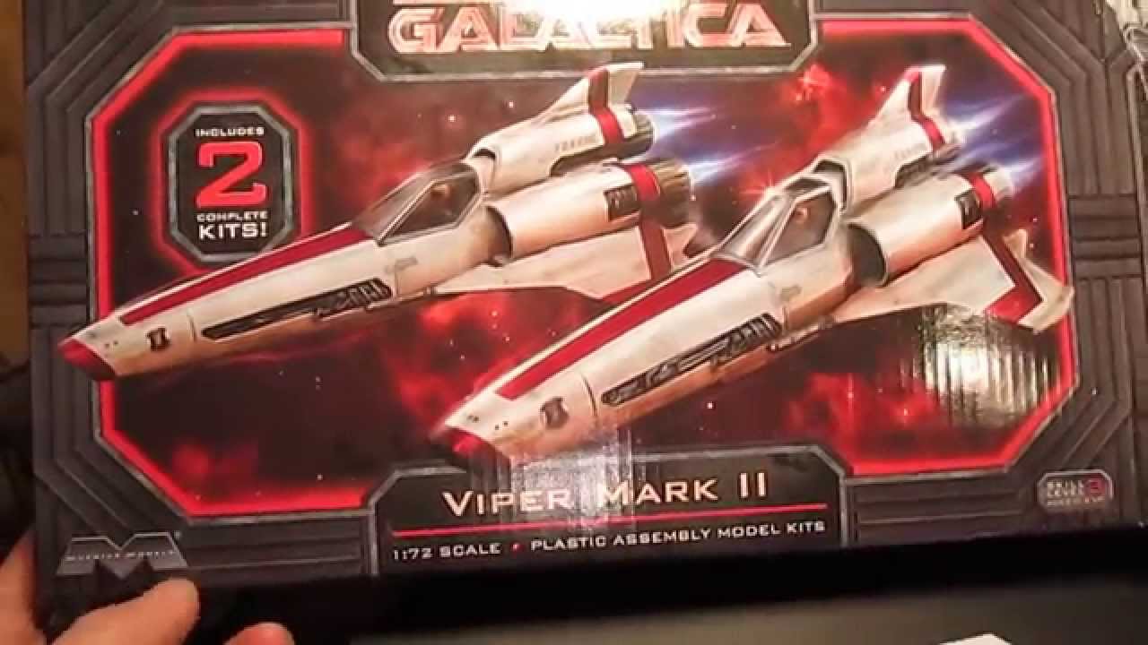 Moebius 1/72  Battlestar Galactica MKII Viper model kit Revies