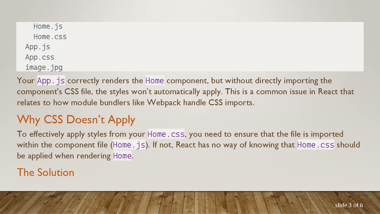 How to Fix CSS Not Working in Your React Components