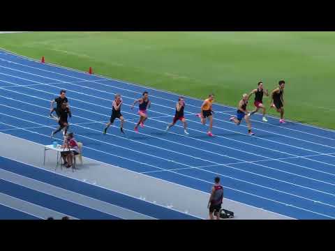 Ht3. 100m Men, Sally Pearson Shield, QSAC 9 March 2024