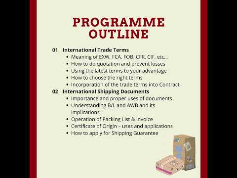 Import/Export Documentation and Shipping Procedures