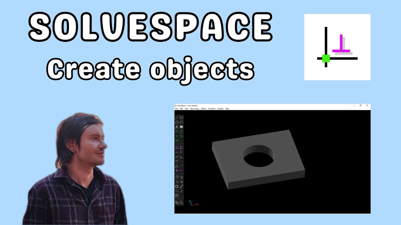 Solvespace create object