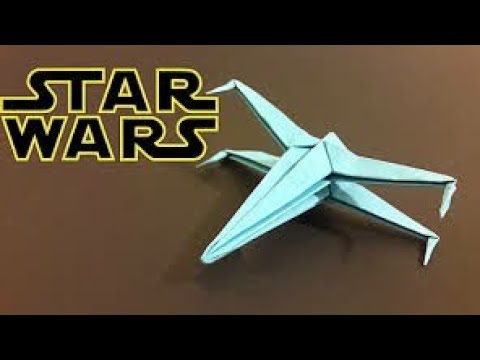 How To Make Paper X-Wing From Star War | Easy Origami | Tutorial | C!rcu1t t.v