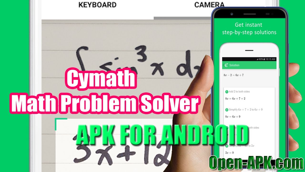 Cymath - Math Problem Solver For Android