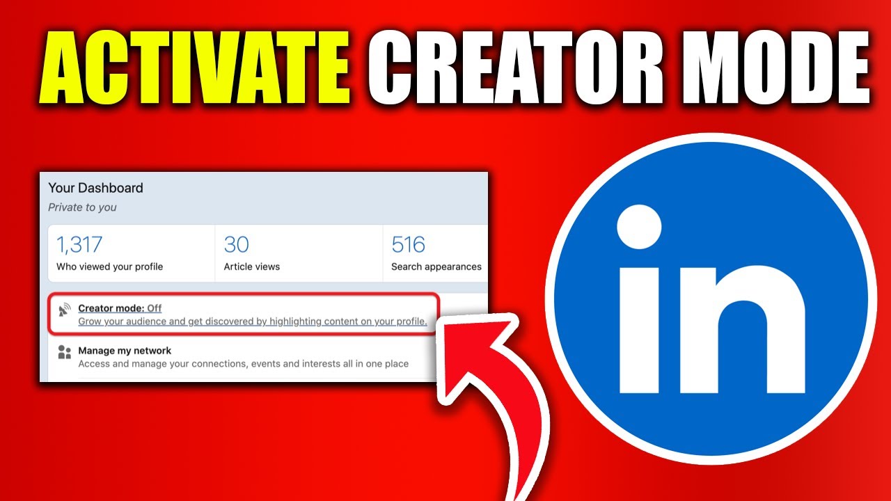 How to Activate and Use Linkedin Creator Mode | Turn On and Use Linkedin Creator Mode
