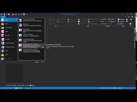 Create a PowerShell module from functions