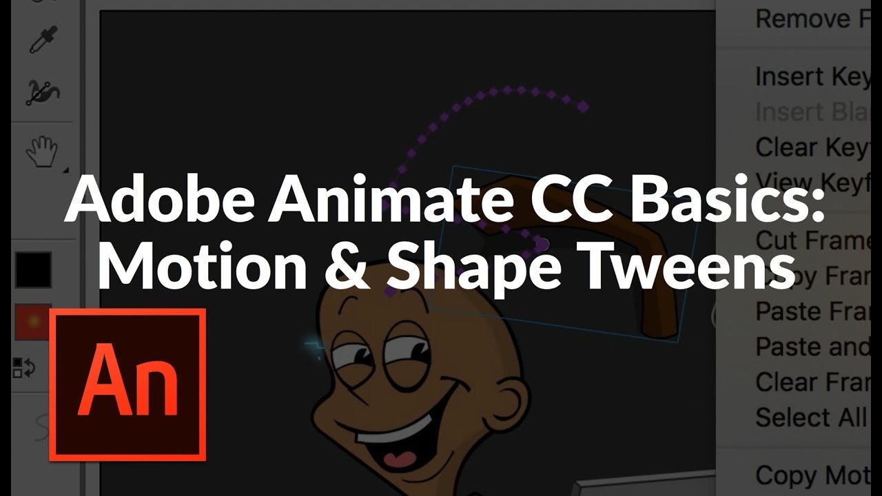 Adobe Animate CC 2018 Basics 8 - How Animate with Motion and Shape Tween