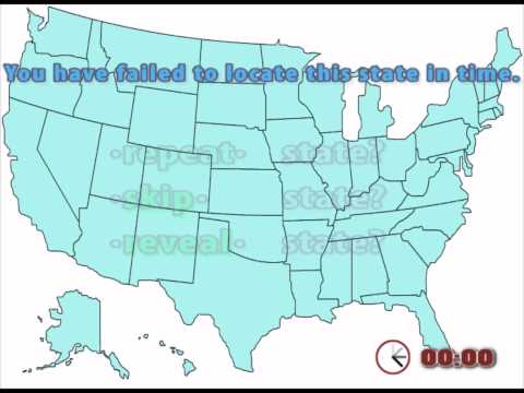 Interactive United States Map Quiz - Where is West Virginia?