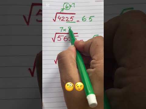 Magic Trick to find Square Roots Orally #maths #mathematics #math #mathshorts #square #squaretrick